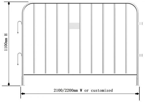 Crowd Control Barriers, Metal Steel Barriers - FENCE DEPOT