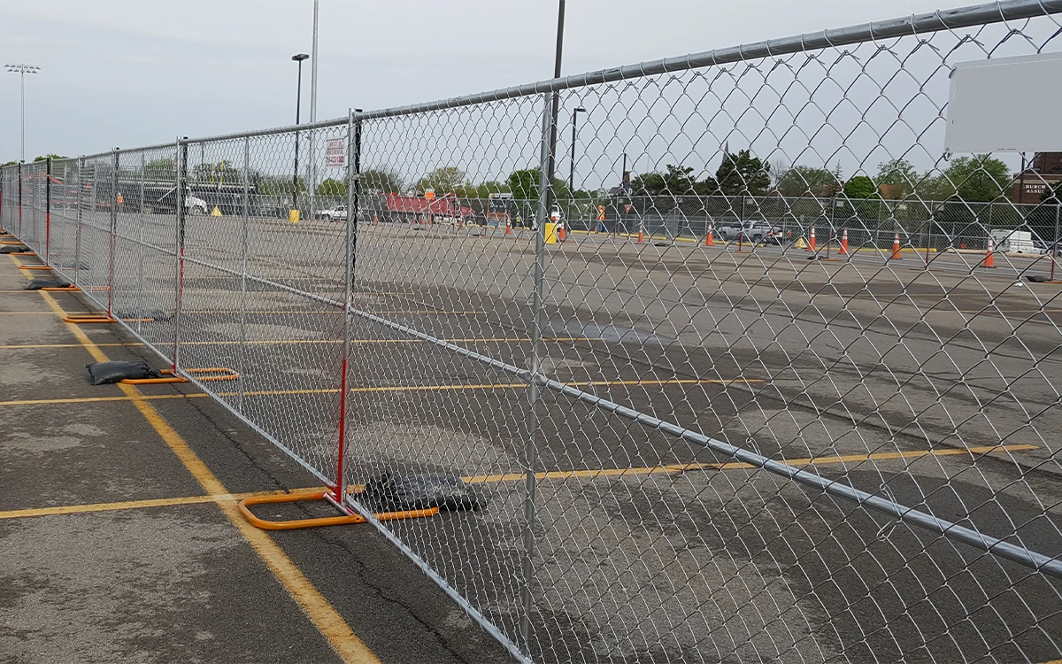 Temporary Chain Link Fence - FENCE DEPOT