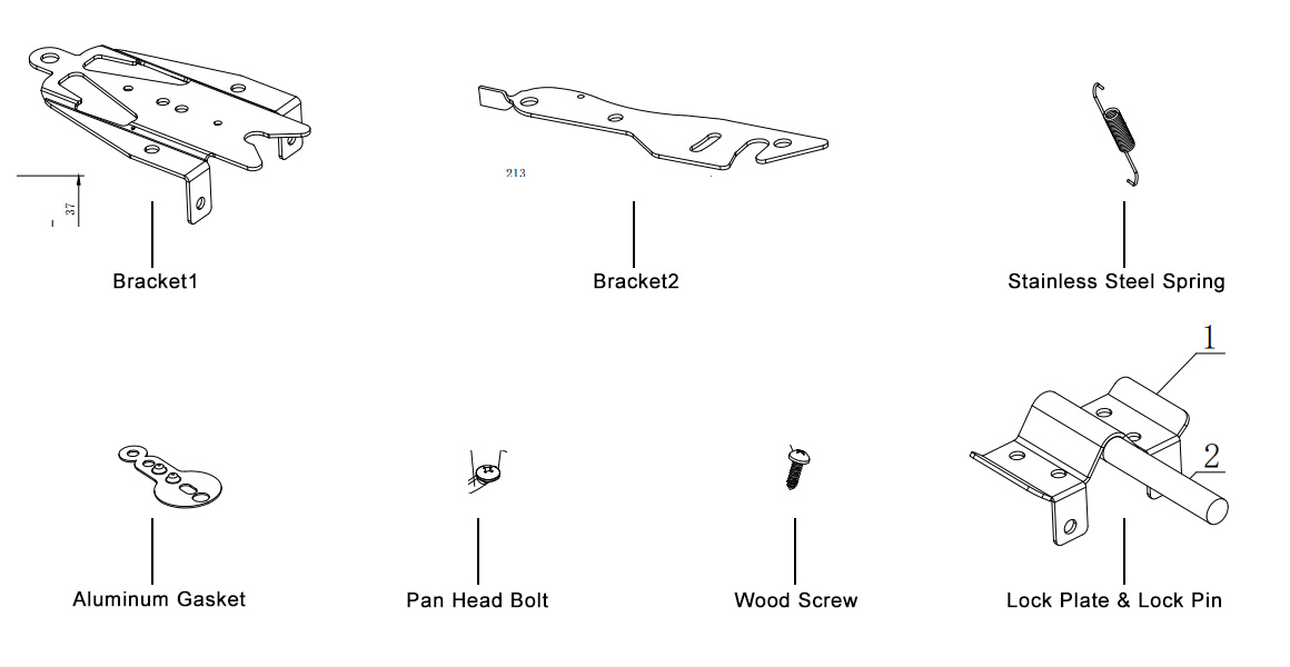 Stainless Steel Gate Latches Hardware - FENCE DEPOT