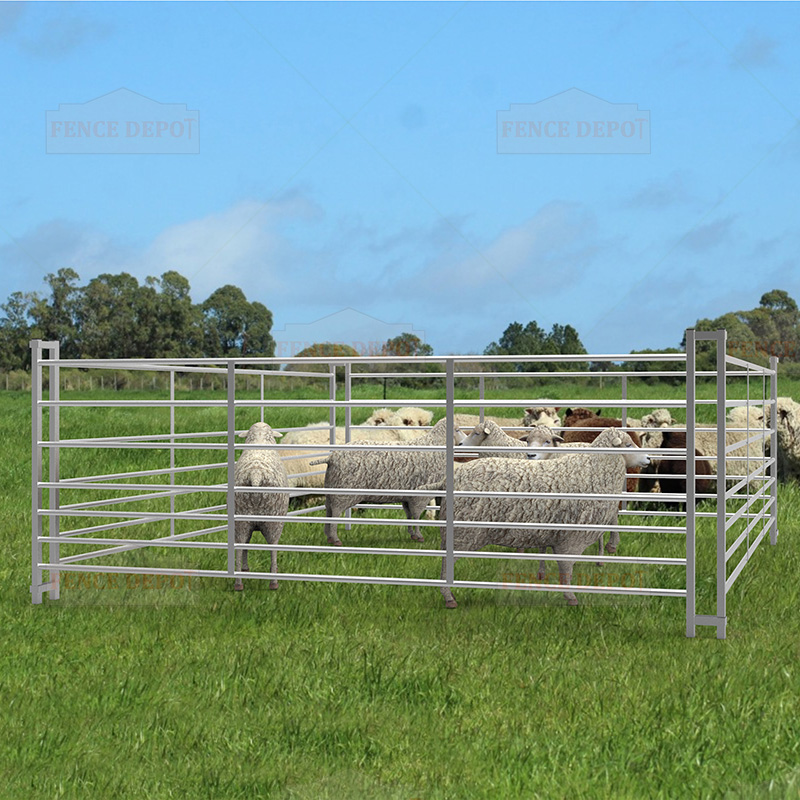 8ft Sheep Hurdle, Metal Galvanized Fencing - FENCE DEPOT