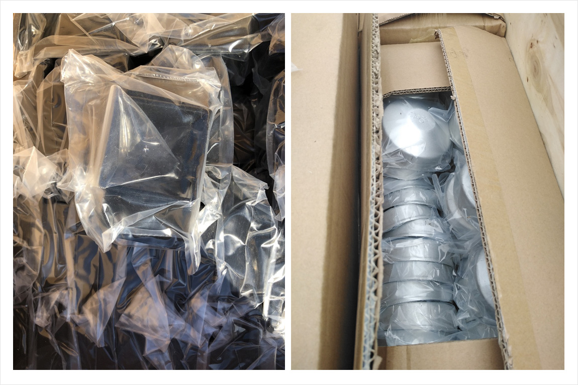 5x5 Square Galvanized Steel Cattle Fence Post Caps - FENCE DEPOT