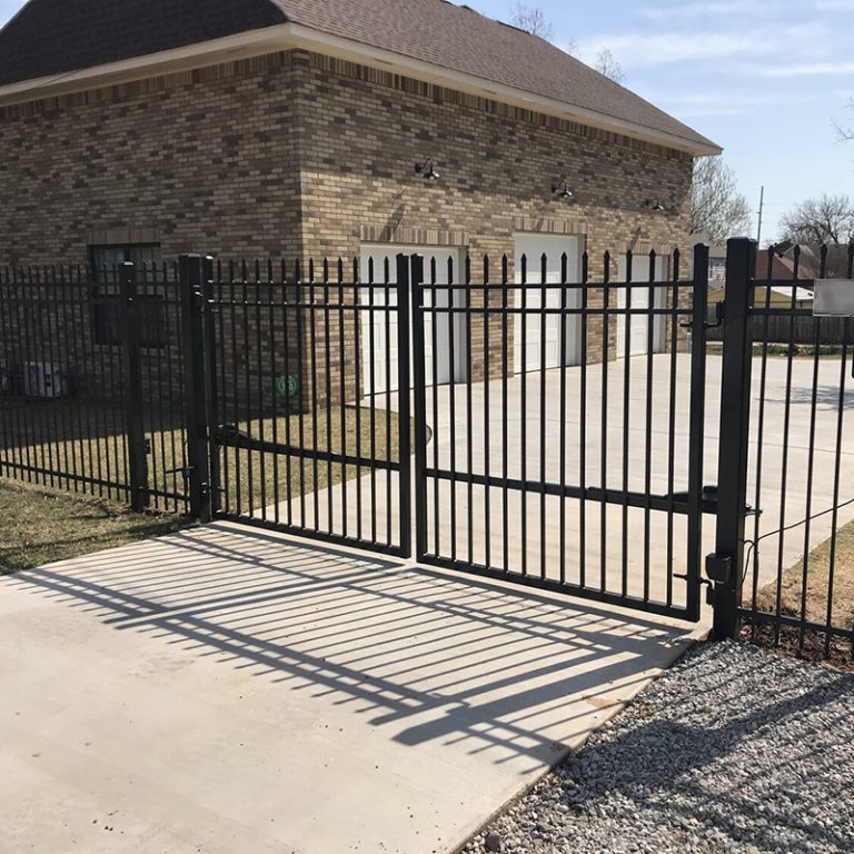 Double Swing Gate, Aluminum, Steel Gates - FENCE DEPOT