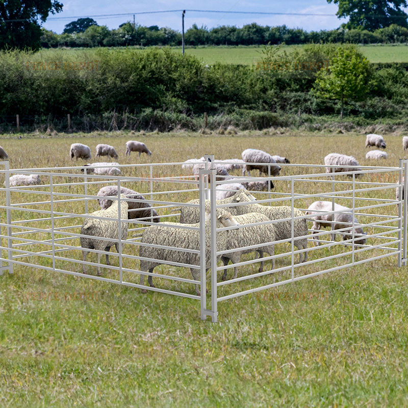 8ft Sheep Hurdle, Metal Galvanized Fencing - FENCE DEPOT