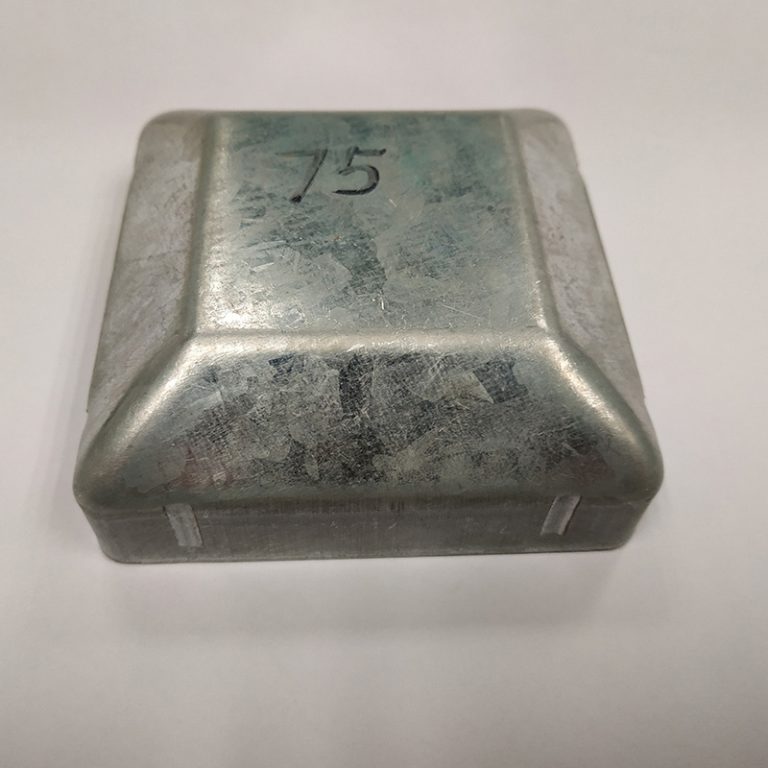 Square Metal Post, Metal Steel Fence Post Caps - FENCE DEPOT