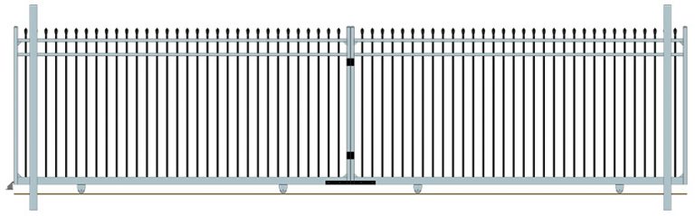 Sliding Gate, Electric Metal Steel Gate - FENCE DEPOT