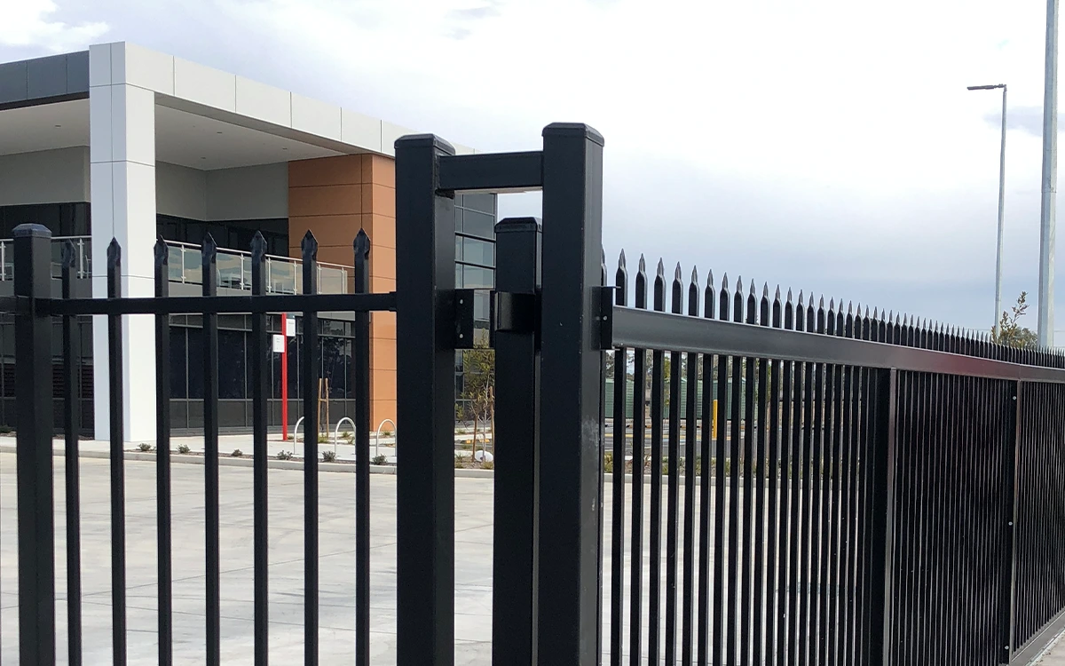 Square Metal Post, Metal Steel Fence Post Caps - FENCE DEPOT