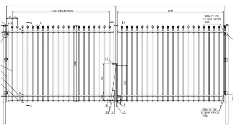 Double Swing Gate, Aluminum, Steel Gates - FENCE DEPOT