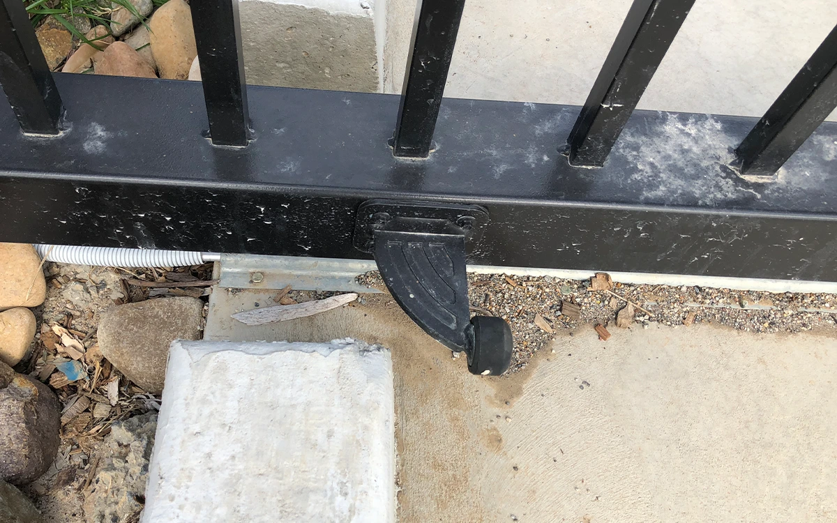 Steel Sliding Gate Stopper Kit - FENCE DEPOT