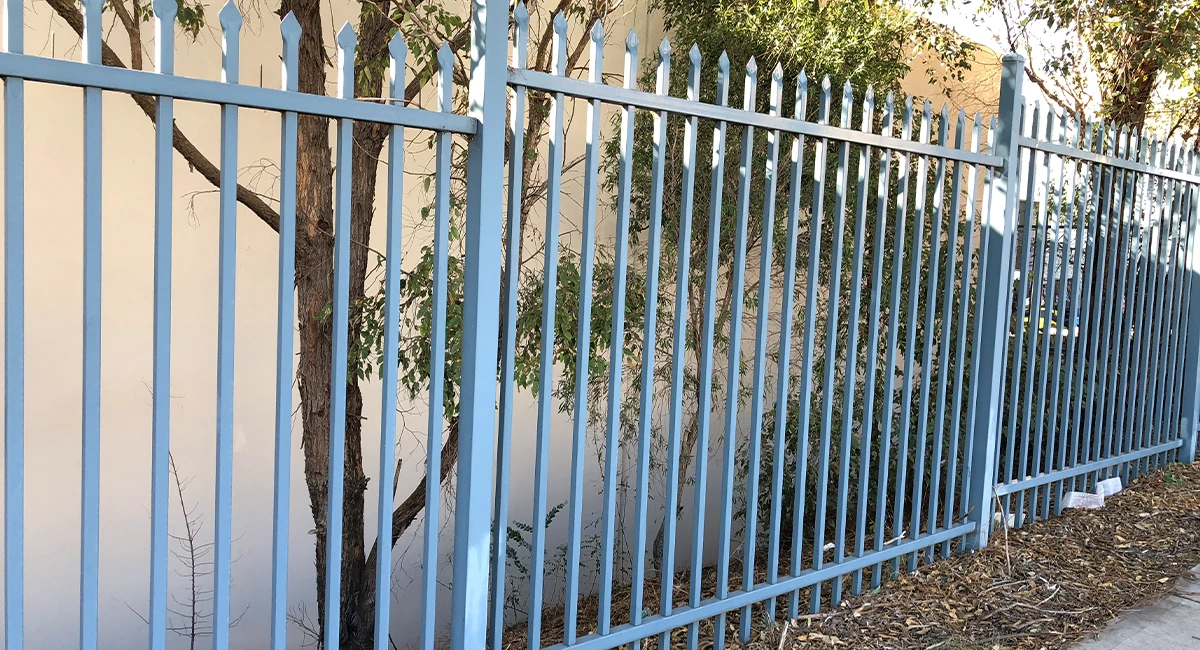 Steel Security Fence, Spear Top Steel Fence Panels- Fence Depot
