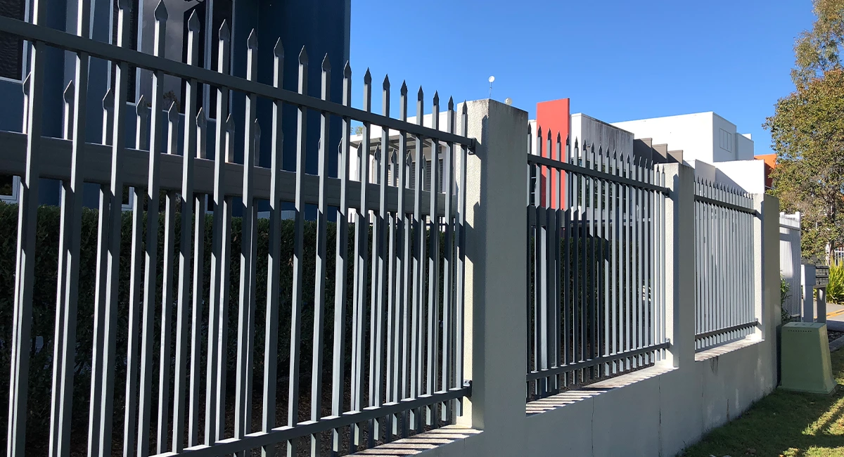 Steel Security Fence, Spear Top Steel Fence Panels- Fence Depot