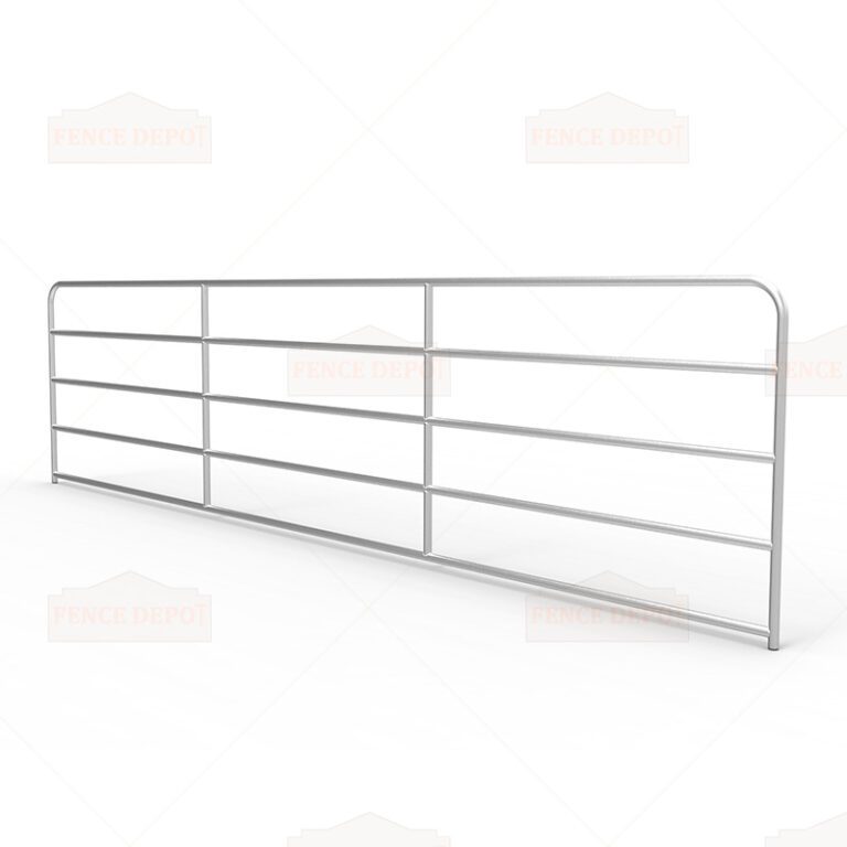5-Bar Metal Farm Gates Galvanised 4770(16ft) - FENCE DEPOT