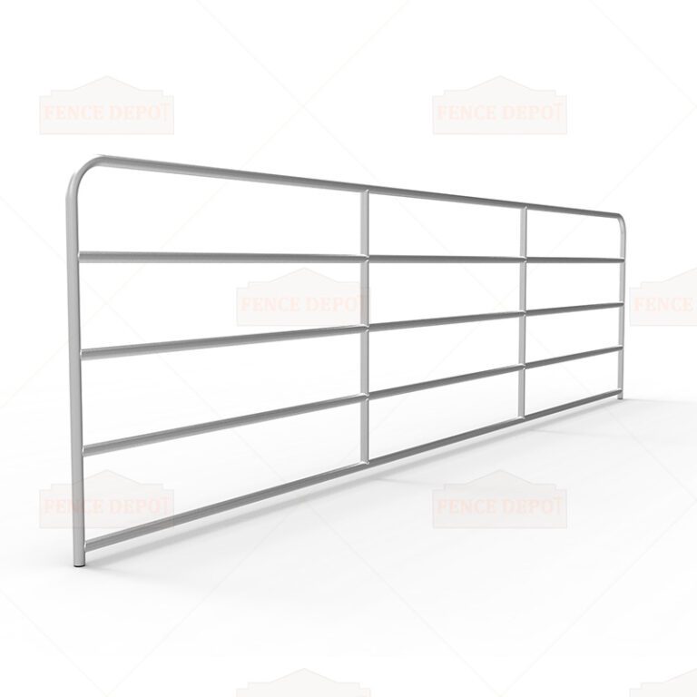 5-Bar Metal Farm Gates Galvanised 4770(16ft) - FENCE DEPOT