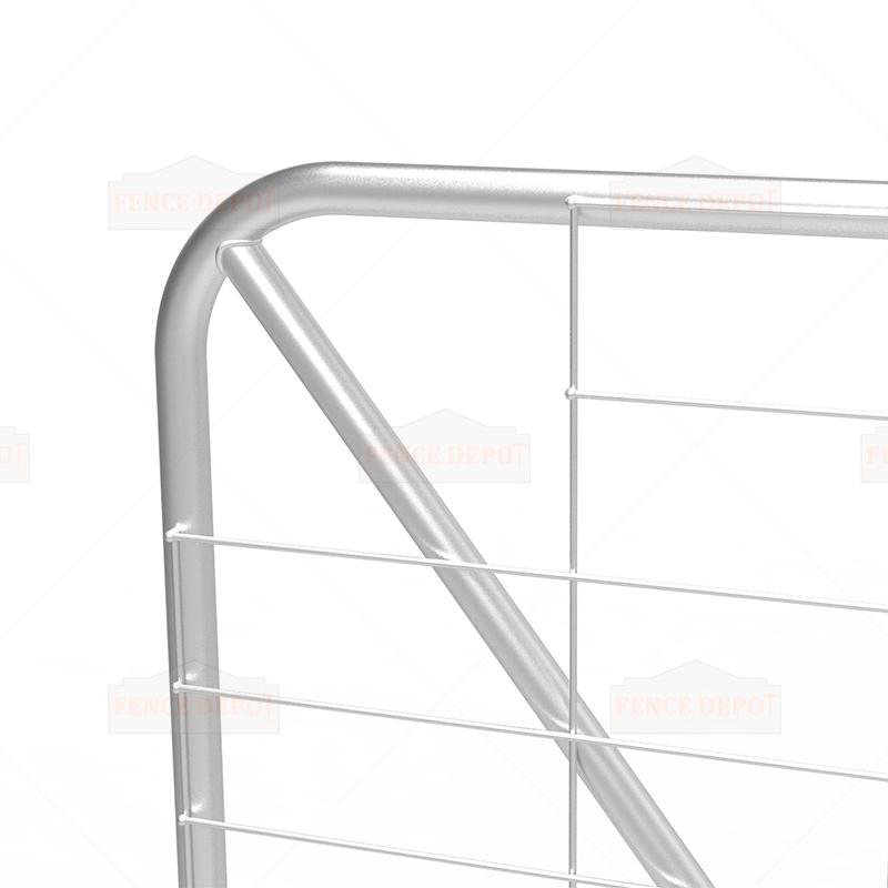 14ft N-Stay Metal Gradient Mesh Infill Farm Gate - FENCE DEPOT