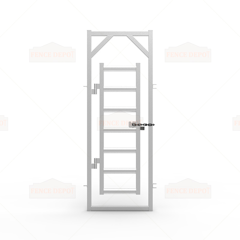 Cattle Rail Manway Fence Gate - FENCE DEPOT