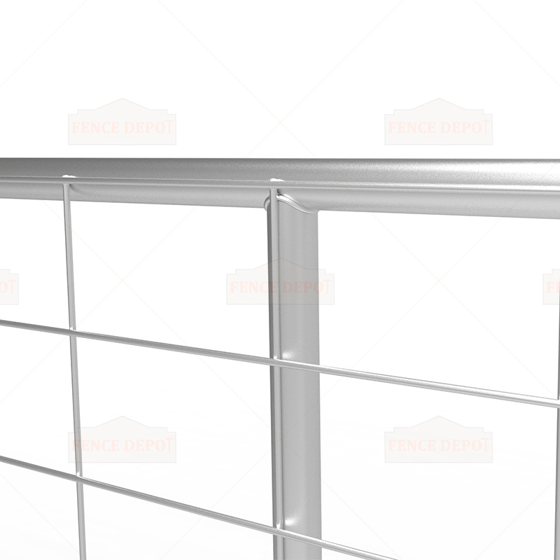 14ft I-Stay Metal Gradient Mesh Infill Farm Gate - FENCE DEPOT