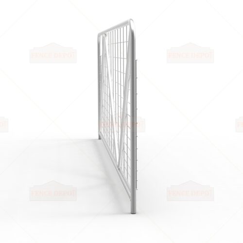 10ft N-Stay Metal Gradient Mesh Infill Farm Gate - FENCE DEPOT