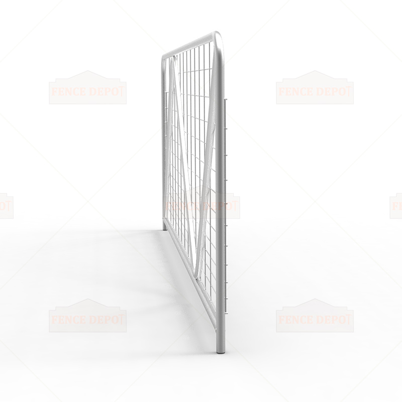 10ft N-Stay Metal Gradient Mesh Infill Farm Gate - FENCE DEPOT