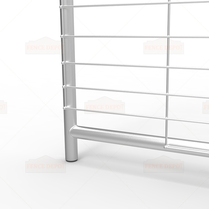 14ft N-Stay Metal Gradient Mesh Infill Farm Gate - FENCE DEPOT