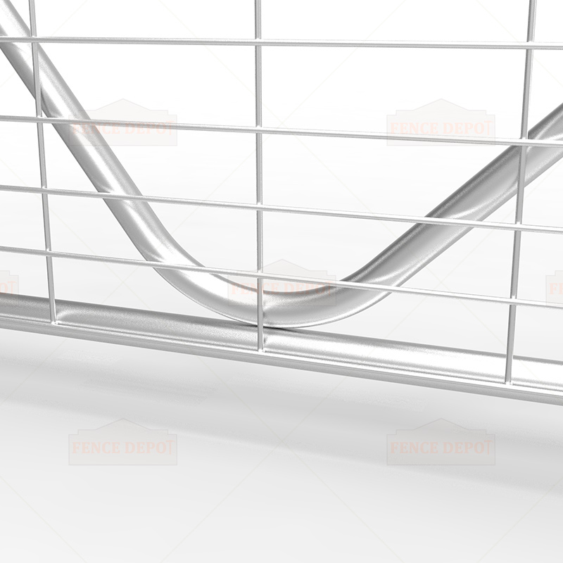 14ft N-Stay Metal Gradient Mesh Infill Farm Gate - FENCE DEPOT