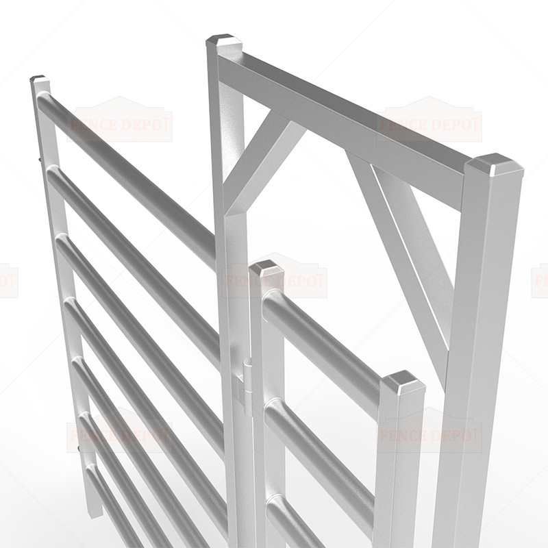 Cattle Rail Manway Fence Panels - FENCE DEPOT