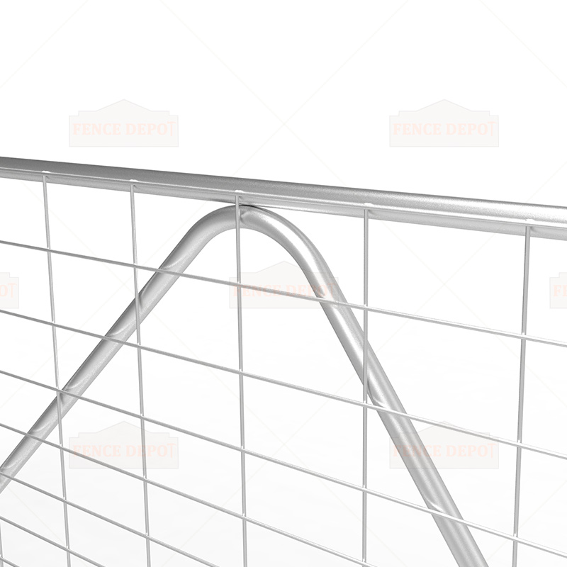 14ft N-Stay Metal Gradient Mesh Infill Farm Gate - FENCE DEPOT