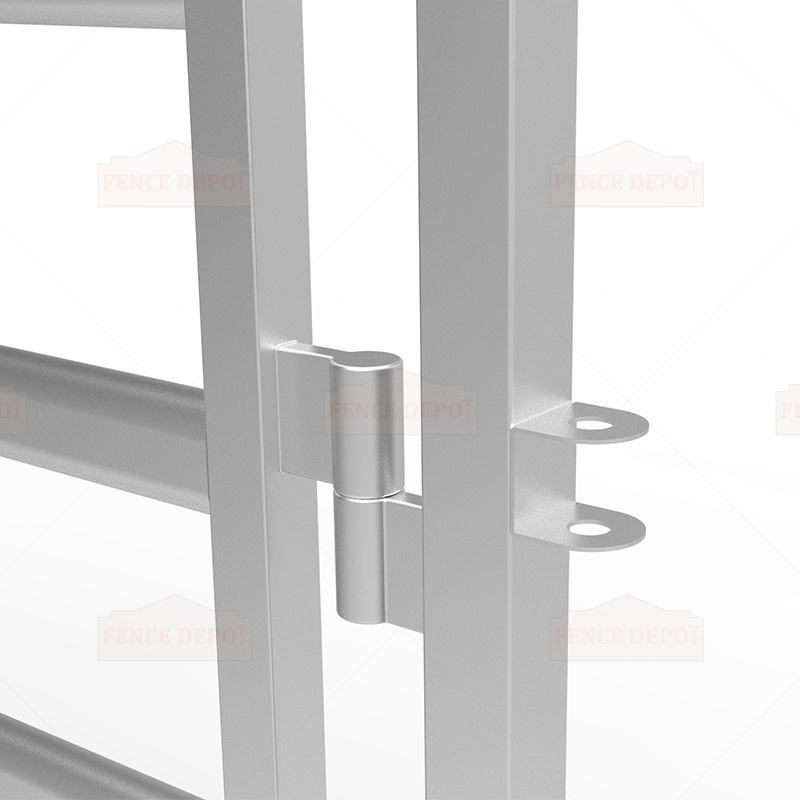 Cattle Rail Double Gates In Frame - FENCE DEPOT