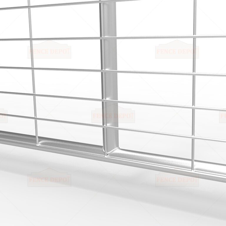 8ft I-Stay Metal Gradient Mesh Infill Farm Gate - FENCE DEPOT