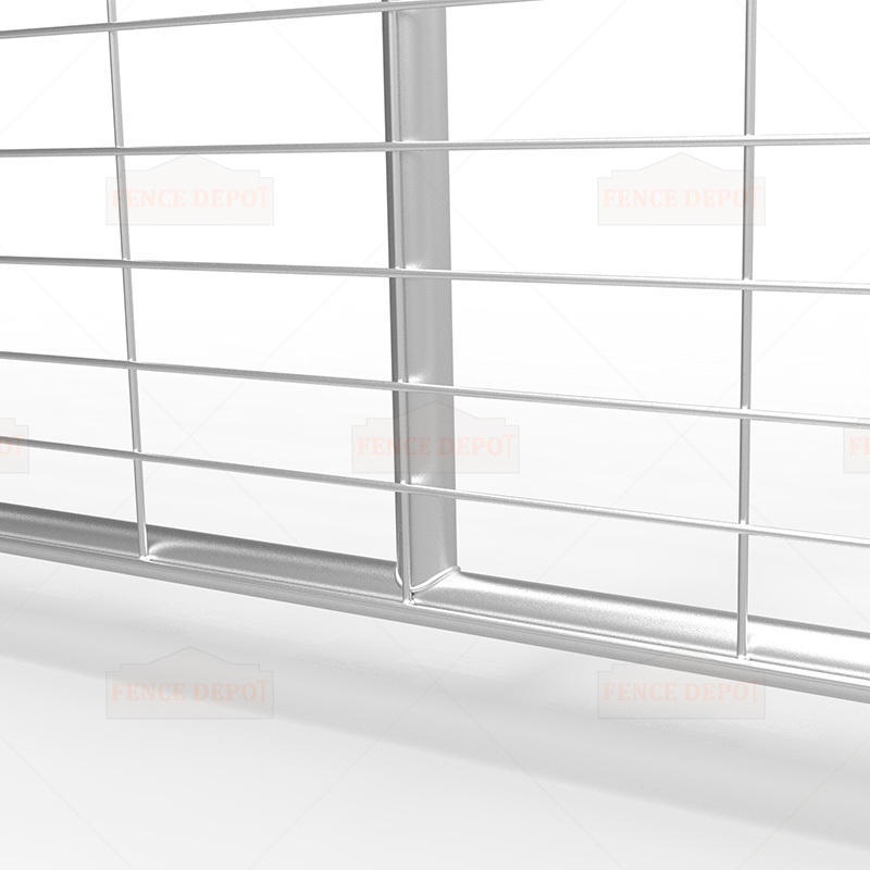 12ft I-Stay Metal Gradient Mesh Infill Farm Gate - FENCE DEPOT