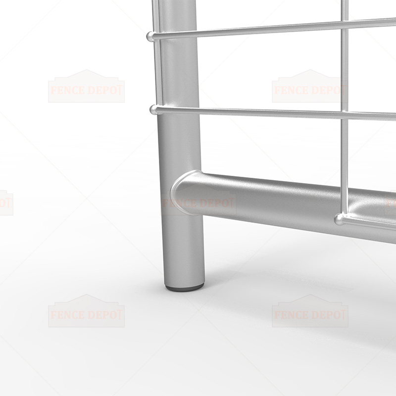 16ft I-Stay Metal Gradient Mesh Infill Farm Gate - FENCE DEPOT