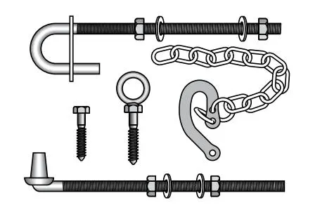 Farm Gate Hinge Set Manufacturers-FENCE DEPOT