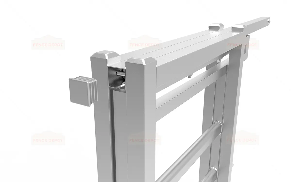 Sliding Cattle Gate, Metal Steel Rail Gates - FENCE DEPOT