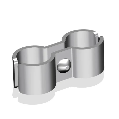 Fence Panel Double Pipe Clamp - FENCE DEPOT