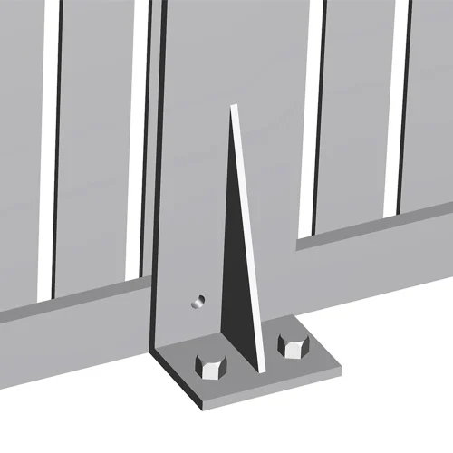 Shark Fin Post Bracket - FENCE DEPOT