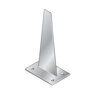 Shark Fin Post Bracket - FENCE DEPOT