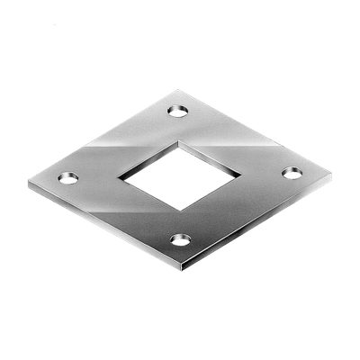 Fence Post Flange Base Plate Set - FENCE DEPOT