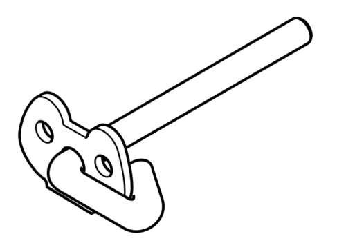 Fence Fitting Shoot Bolt - FENCE DEPOT