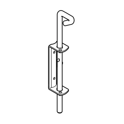 Fence Gate Lockable Drop Bolt - FENCE DEPOT