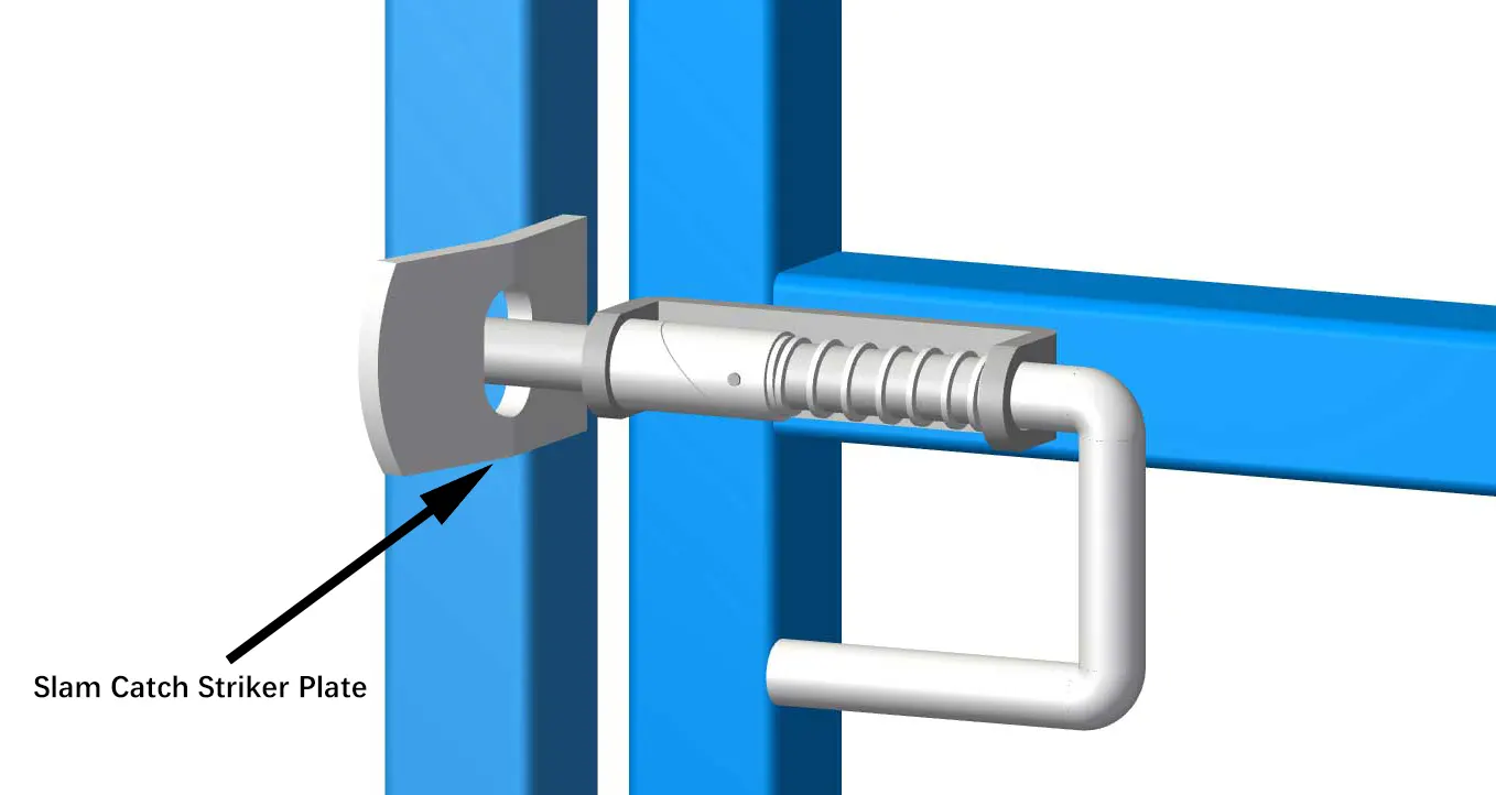 Farm Gate Slam Catch Striker Plate - FENCE DEPOT