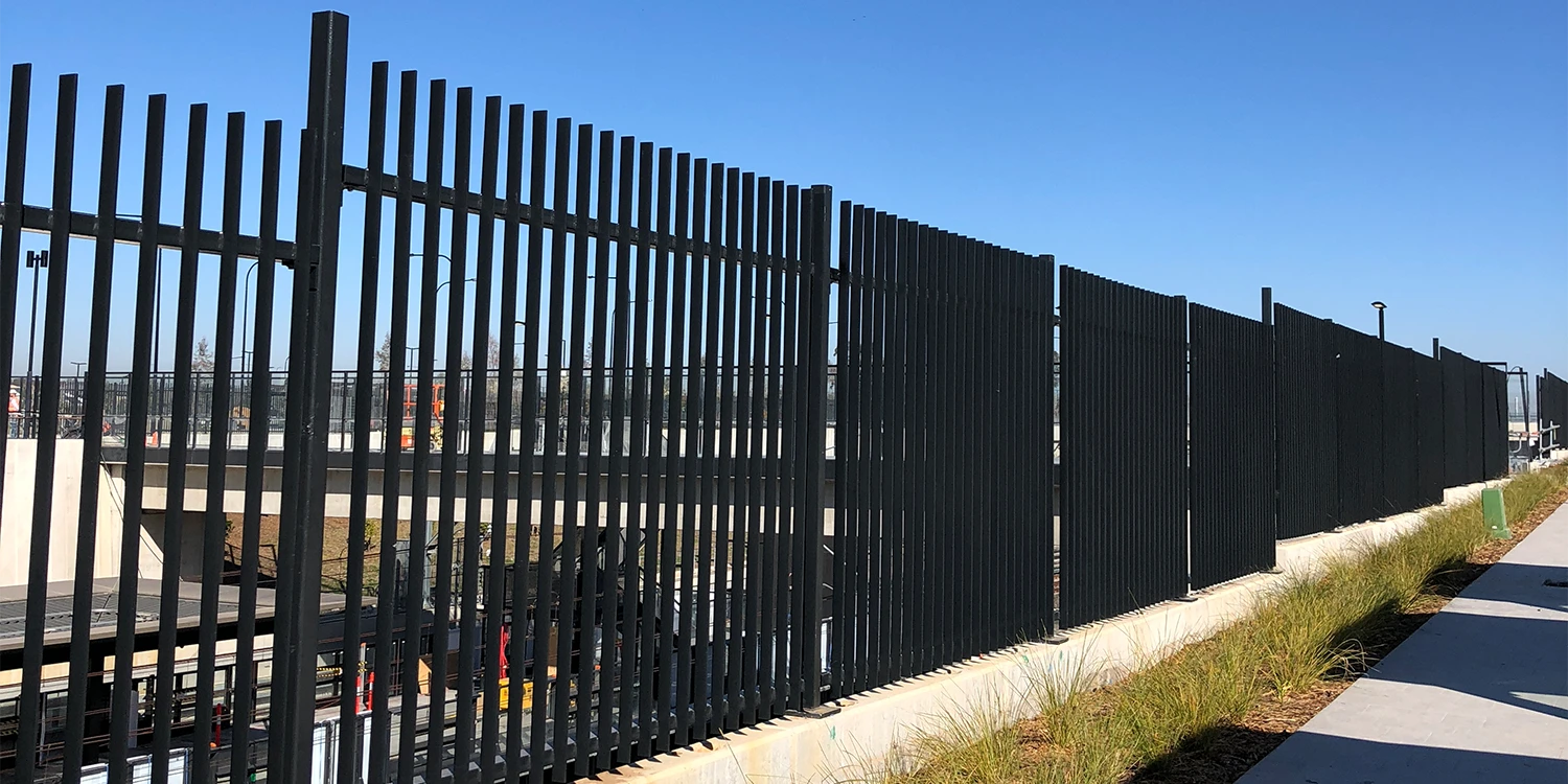 Vertical Slat Fencing, Metal Slat Fence Panel - FENCE DEPOT